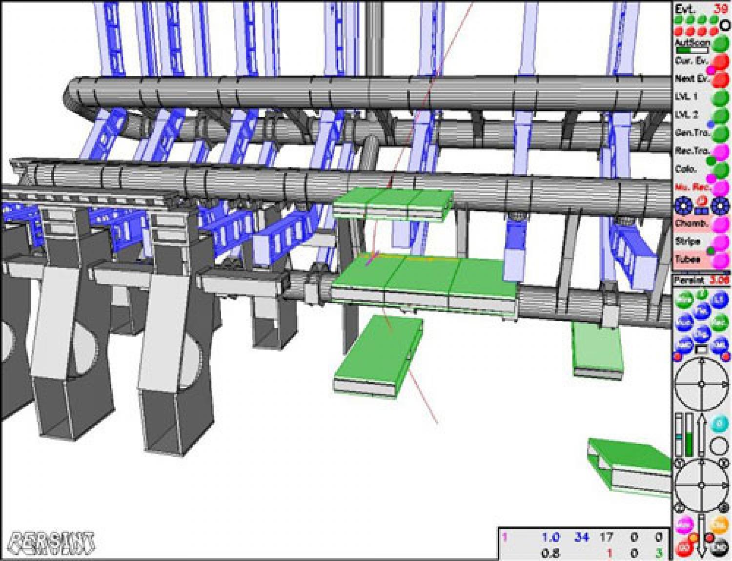 Triggering and measuring bent cosmic muon tracks with the muon ...