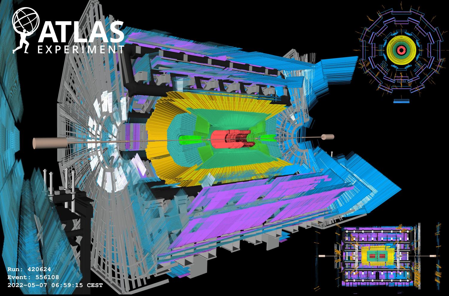 Countdown to physics: Beams splash in the ATLAS experiment | ATLAS ...
